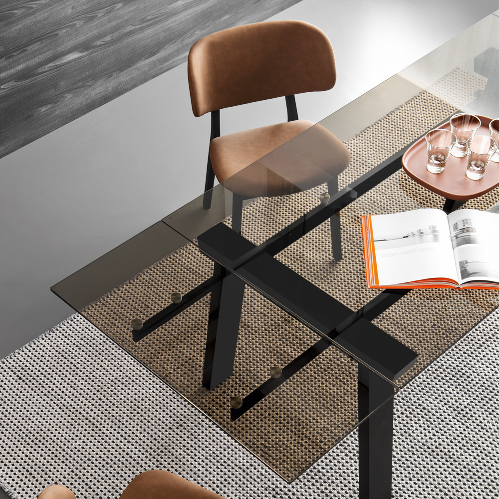 Levante Glass Extension Table - Alchemy Collections