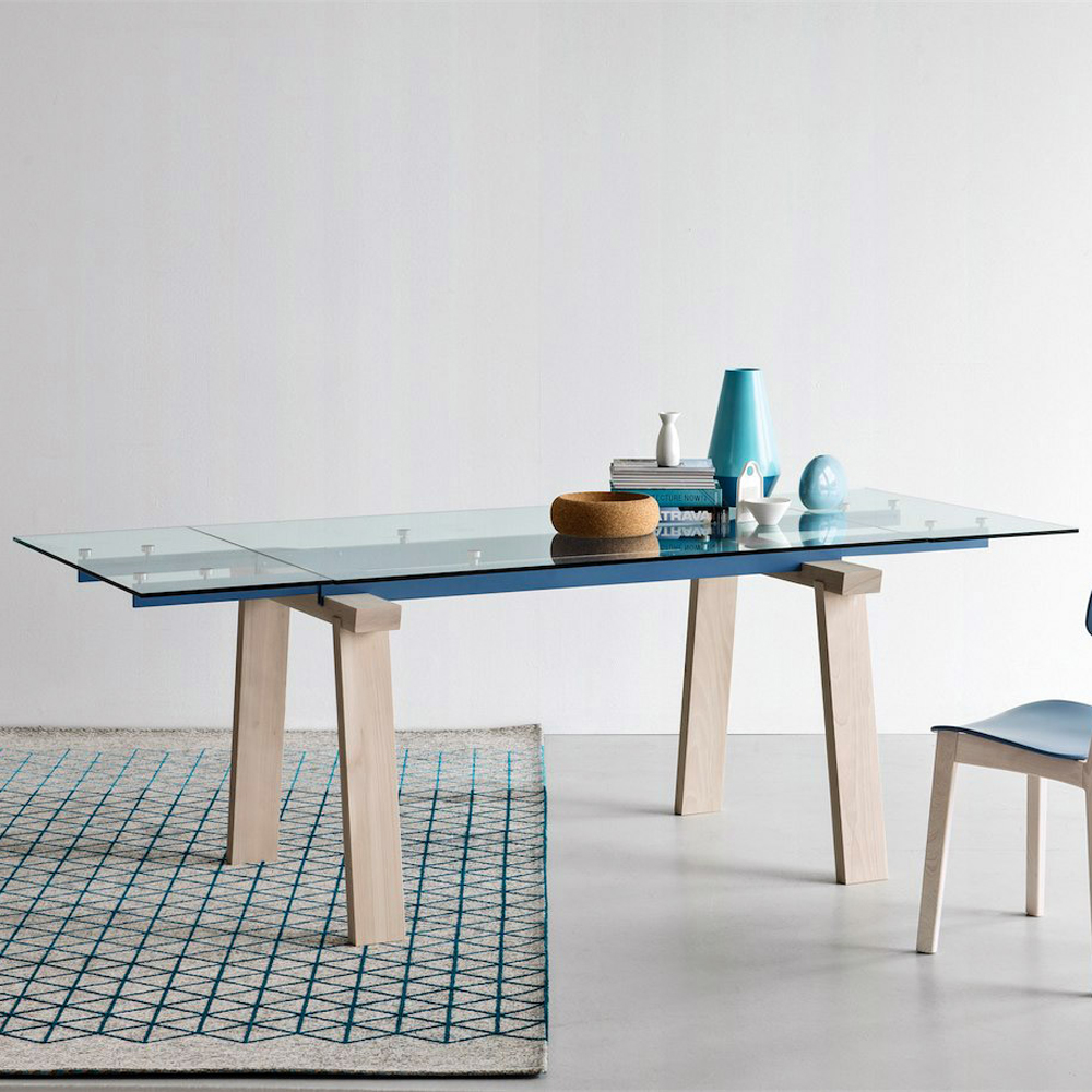 Levante Glass Extension Table - Alchemy Collections