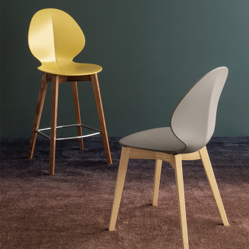 Basil Wood Stool - Alchemy Collections