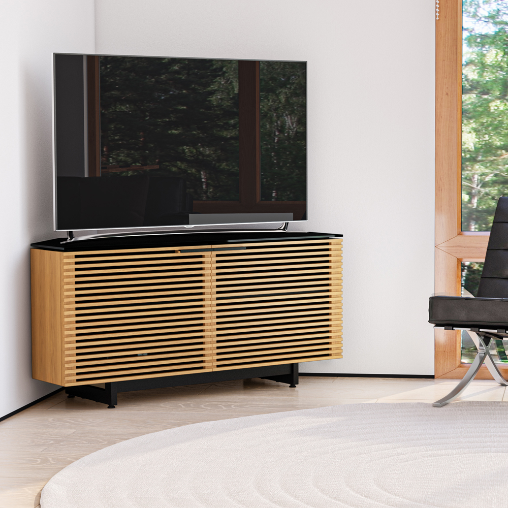 Corridor Corner Media Console - Alchemy Collections