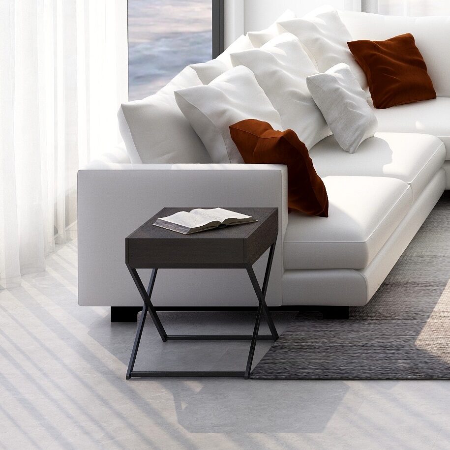 Enzo Nightstand Table - Alchemy Collections