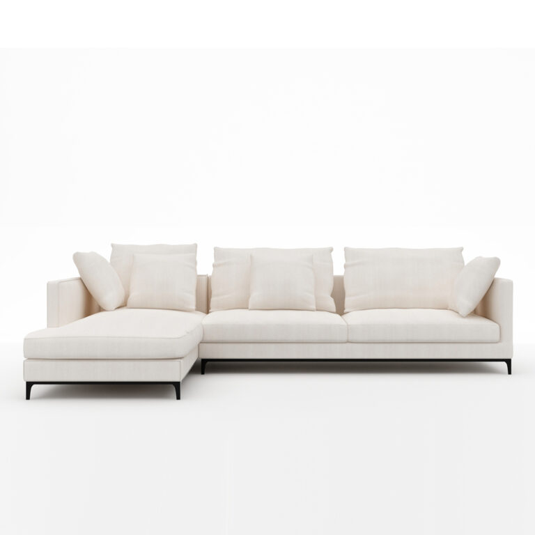 CRESCENT LAF 123″ Sectional – Clearance - Alchemy Collections