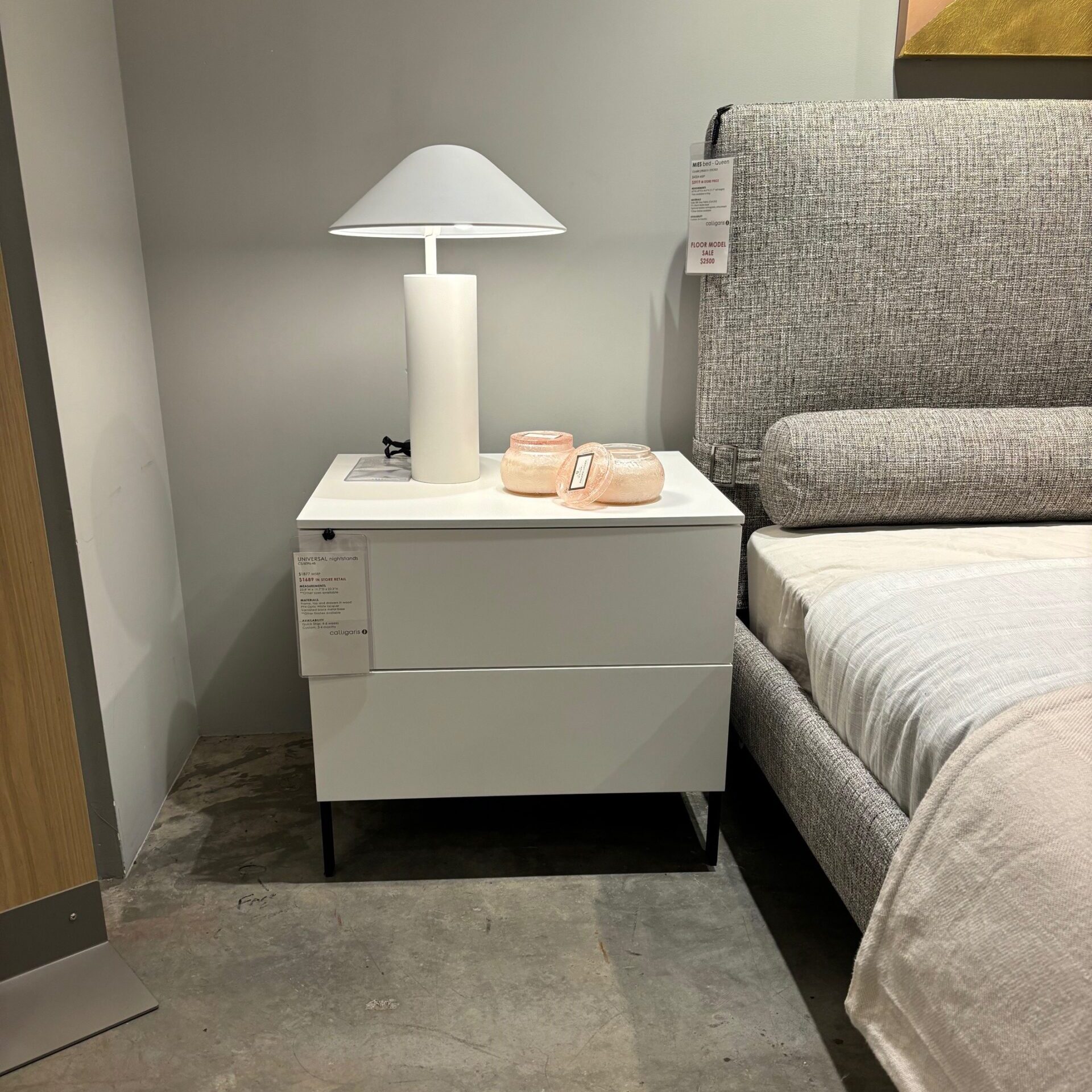 UNIVERSAL Nightstands: Floor Model Set - Alchemy Collections