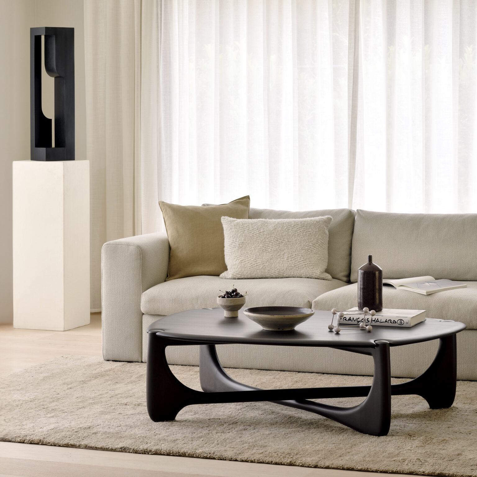 PI Pebble-shaped Coffee Table - Alchemy Collections